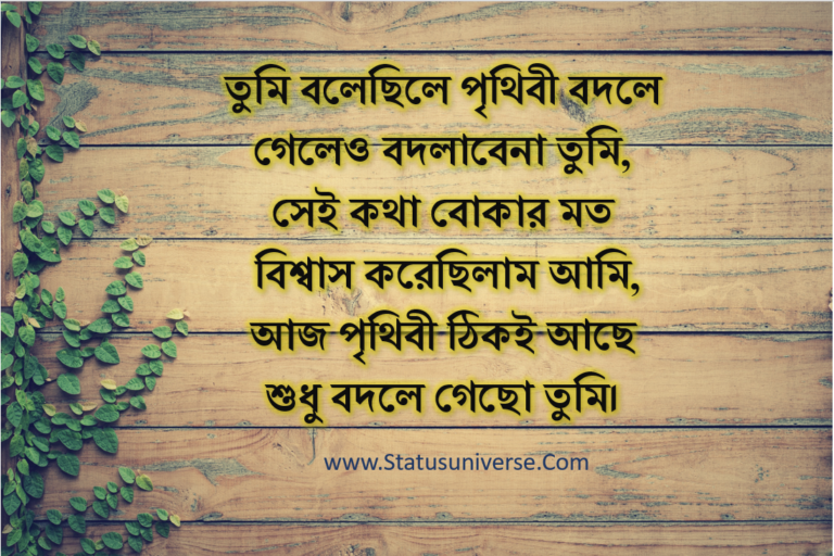 100+ Best Sad Status Bangla - বাংলা দুঃখের স্ট্যাটাস - Status Universe
