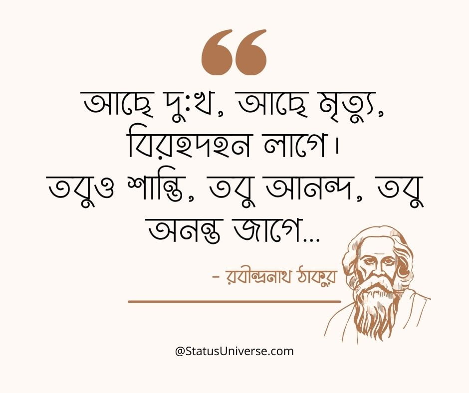 100+ Best Rabindranath Tagore Quotes in Bengali - রবীন্দ্রনাথ ঠাকুরের ...